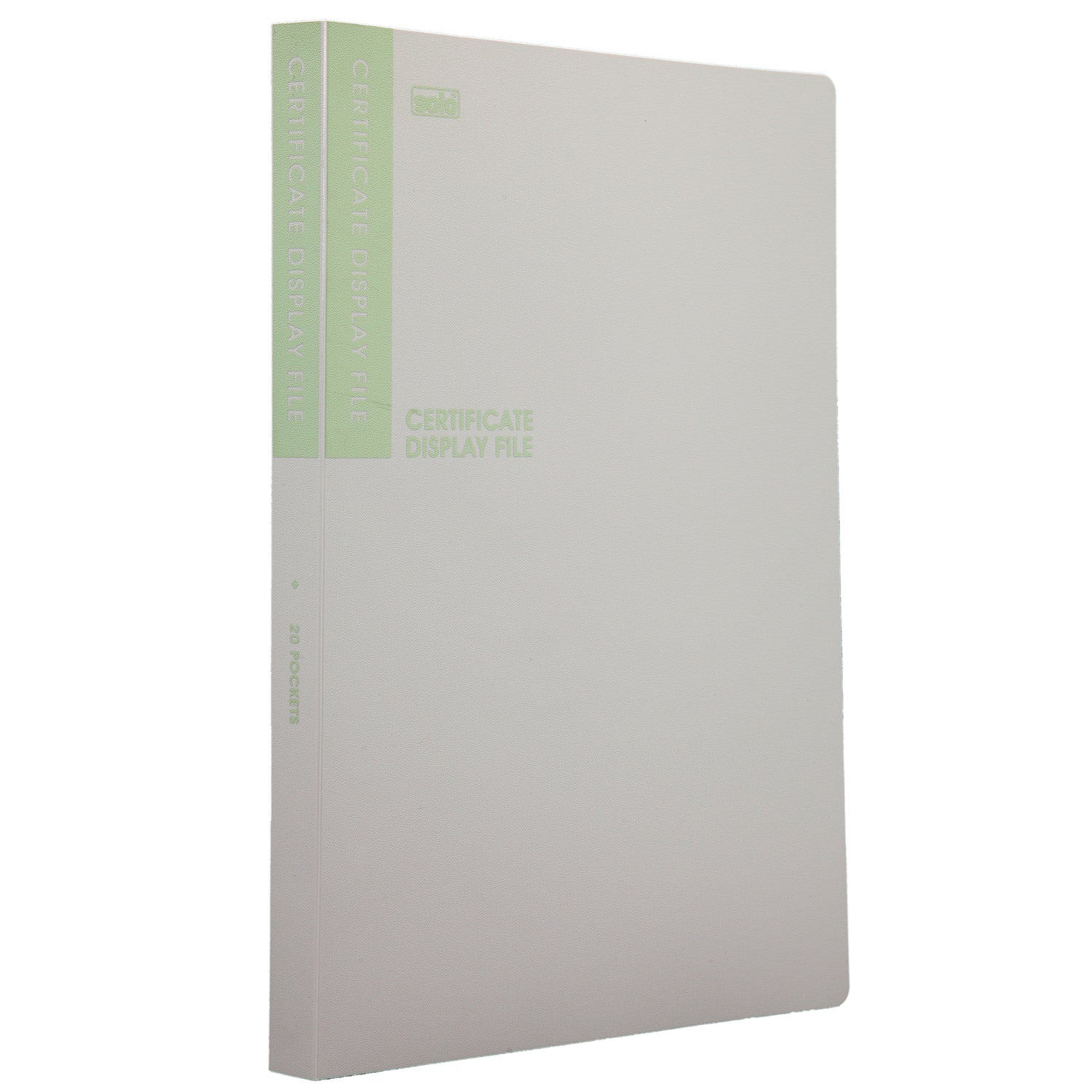 Certificate Display File – 20 Pockets, B4 size (DF502) – Filex Systems ...